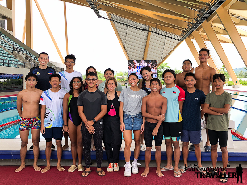 OLYMPICS DOUBLE MEDALIST KAYLA SANCHEZ VISITED NCC AQUATICS CENTER IN ...